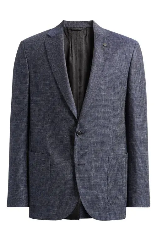 ALLSAINTS Rudy Slim Fit Solid Wool Blend Sport Coat - Navy