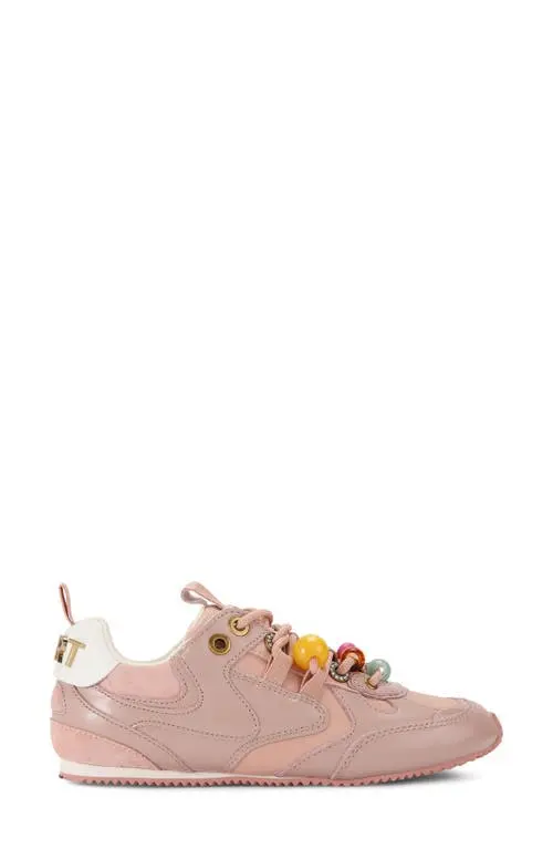 Kurt Geiger Kurt Bead Slim Runner Sneaker - Peach