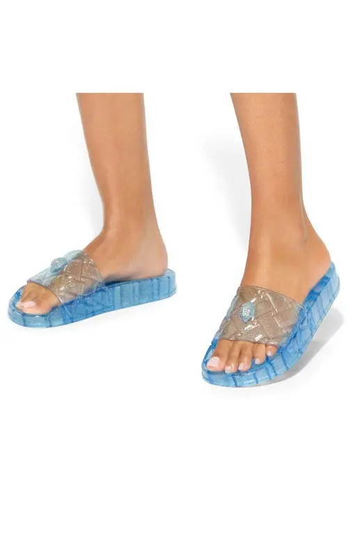Kurt Geiger Meena Jelly Slide Sandal - Blue