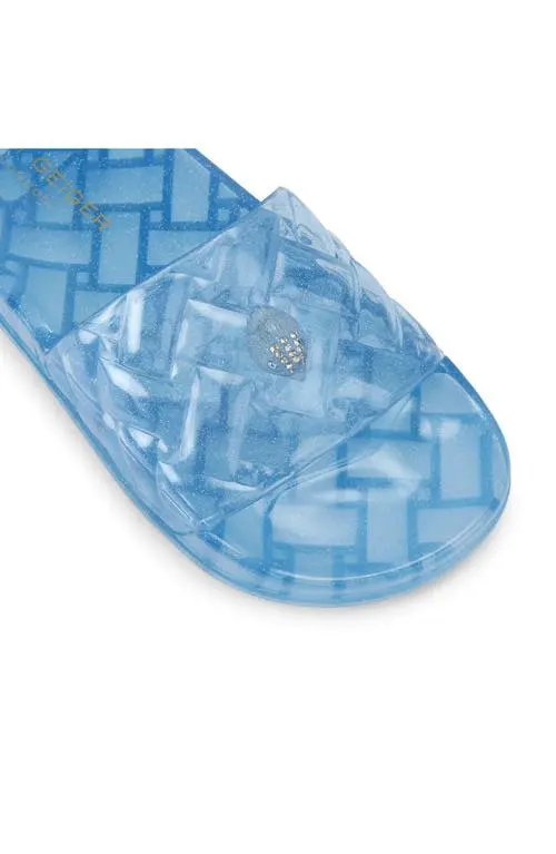 Kurt Geiger Meena Jelly Slide Sandal - Blue