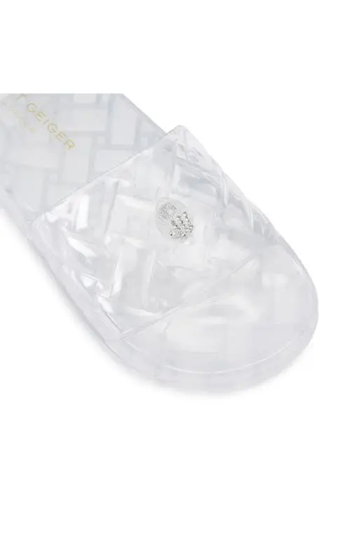 Kurt Geiger Meena Jelly Slide Sandal - Clear