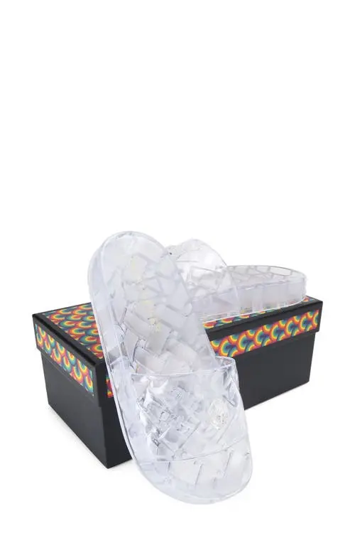 Kurt Geiger Meena Jelly Slide Sandal - Clear
