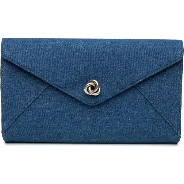 MICHELLE WILHITE The Frieda Clutch - Classic Blue