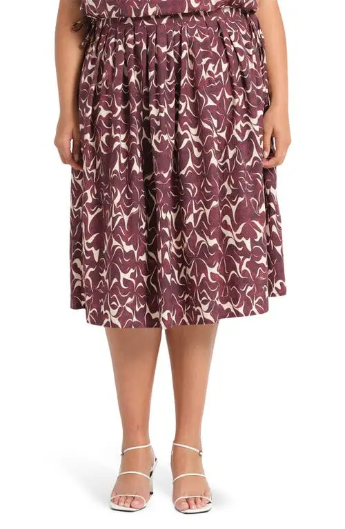 ESTELLE Brinley Print Skirt