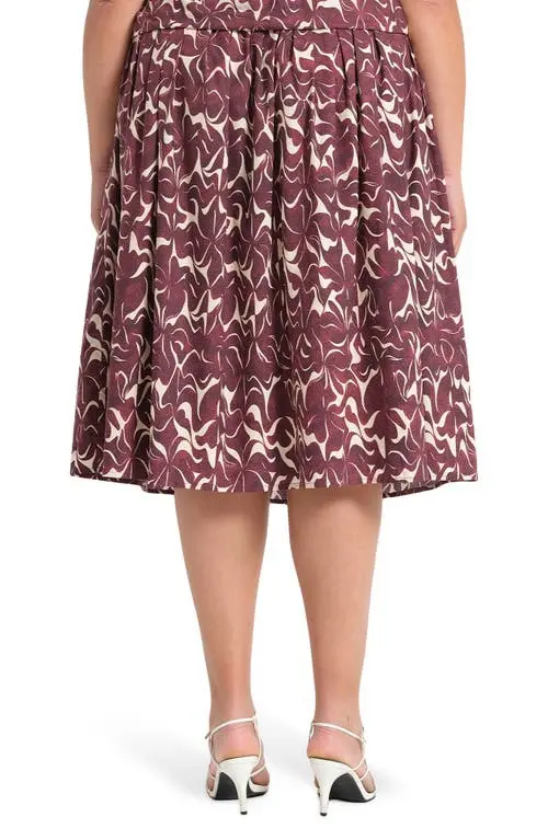 ESTELLE Brinley Print Skirt