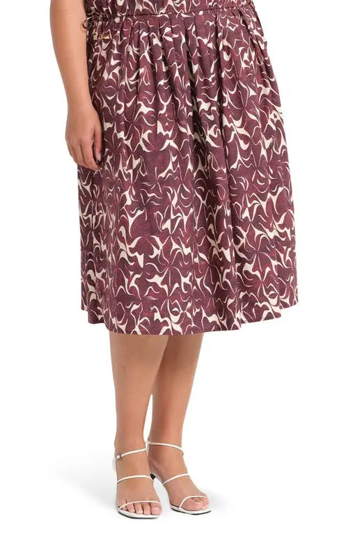 ESTELLE Brinley Print Skirt