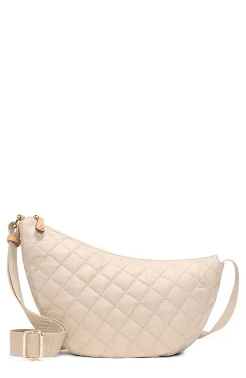 Mz Wallace Small Metro Shoulder Bag - Buff