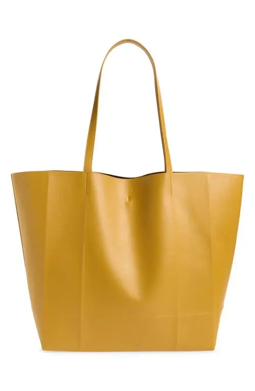 TOTEME Roam Leather Tote - Manuka