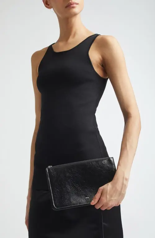 TOTEME Threefold Naplak Leather Clutch