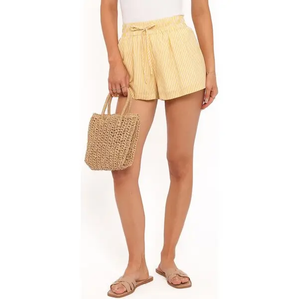 PETAL & PUP Matina Stripe Shorts
