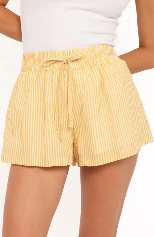 PETAL & PUP Matina Stripe Shorts