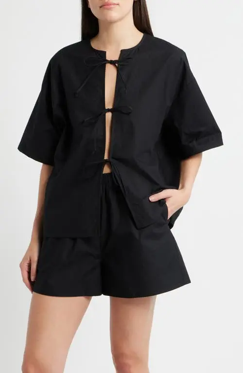 A.REN Evadne Tie Front Top