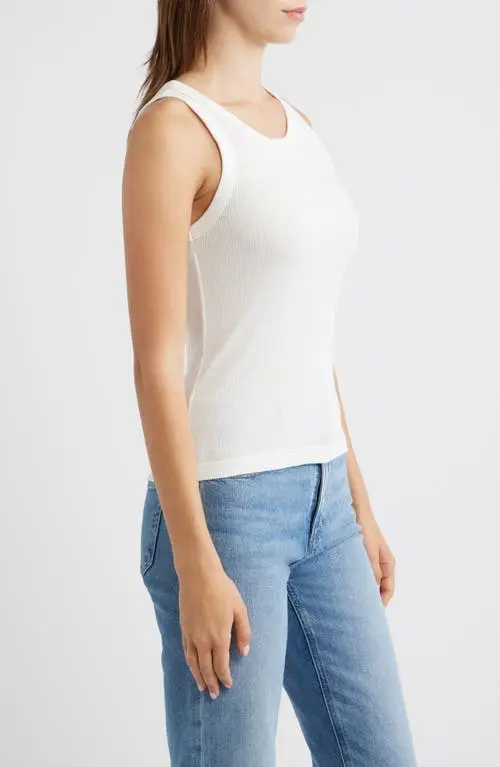 A.REN Julianna Ribbed Cotton Tank