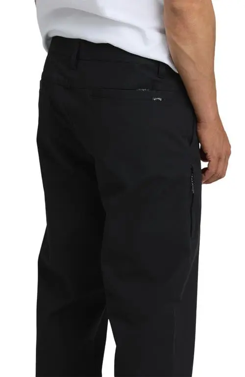 BILLABONG Surftrek Straight Fit Touring Pants - Black