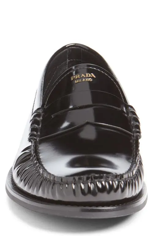 Prada Spazzalato Penny Loafer