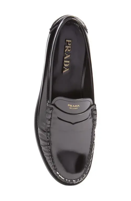 Prada Spazzalato Penny Loafer
