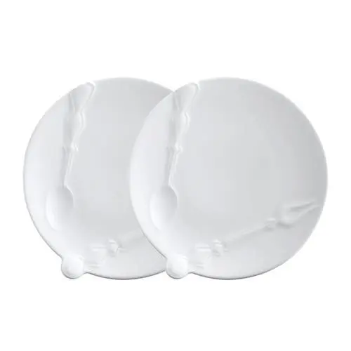 Twig New York Cutlery Set Of Two Accent Plates - Multi