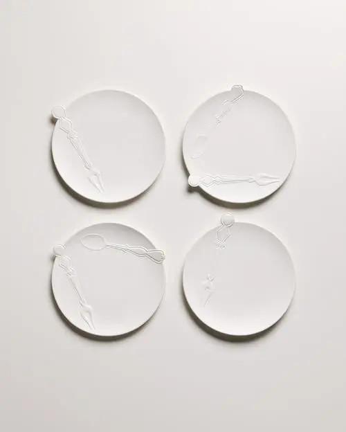 Twig New York Cutlery Set Of Two Accent Plates - Multi