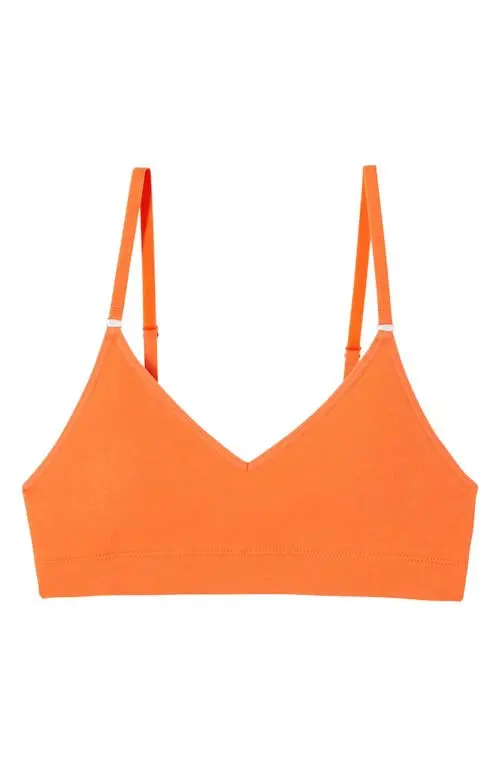 ETAM Amande Optimal Comfort Cotton Blend Bralette - Apricot