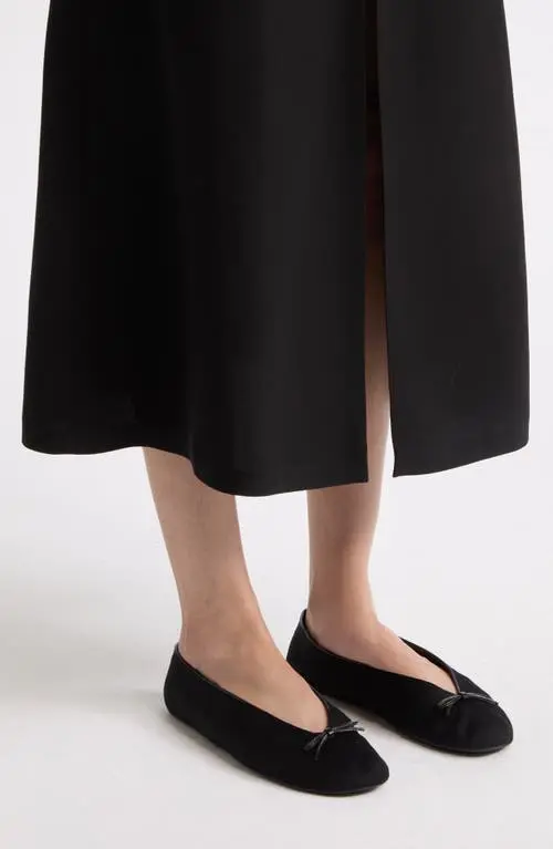 THE ROW Fay Wool Flat - Black
