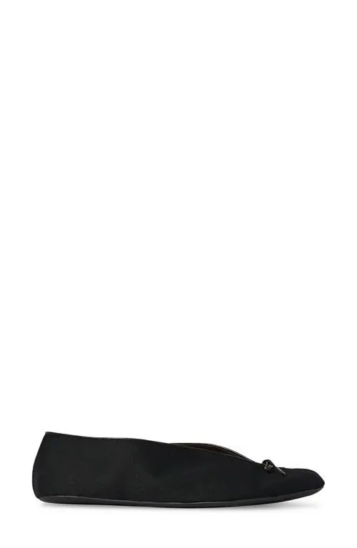 THE ROW Fay Wool Flat - Black