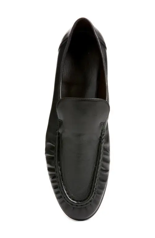 THE ROW Soft Two Loafer - Black