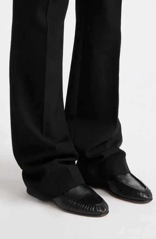 THE ROW Soft Two Loafer - Black