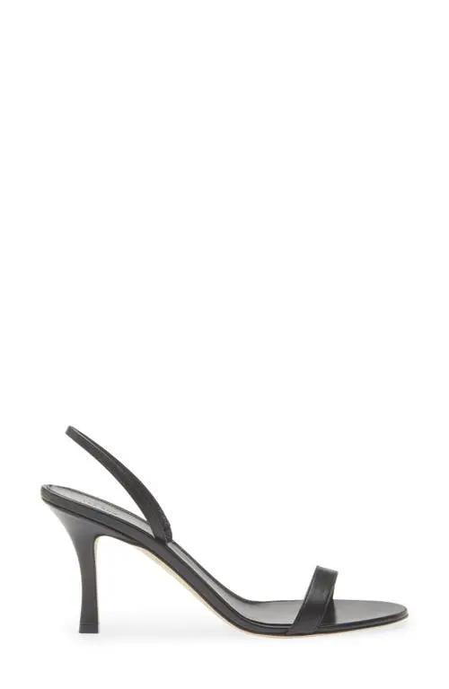 THE ROW Ella Slingback Sandal - Black