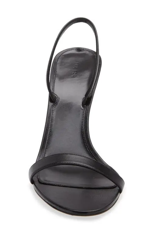 THE ROW Ella Slingback Sandal - Black