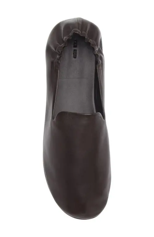 THE ROW Casa Slipper Loafer - Lacquer Brown