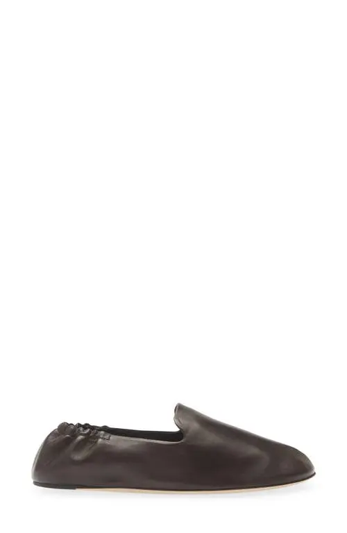 THE ROW Casa Slipper Loafer - Lacquer Brown
