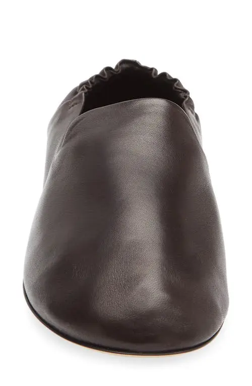 THE ROW Casa Slipper Loafer - Lacquer Brown