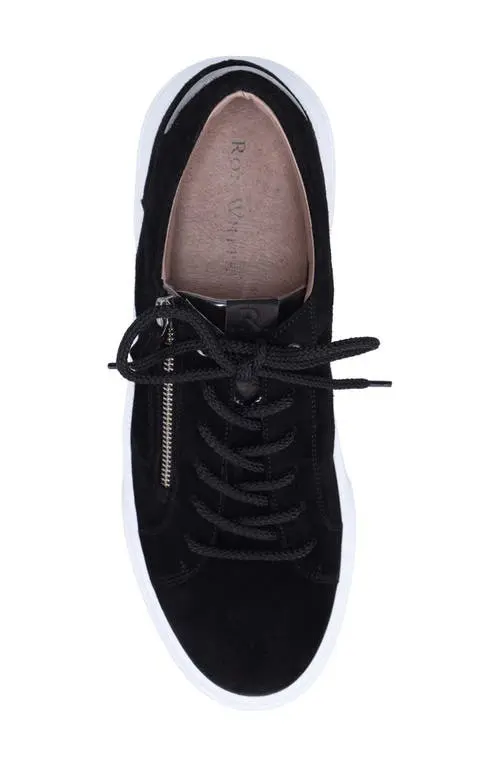 Ron White Mason Suede Zip-up Sneakers