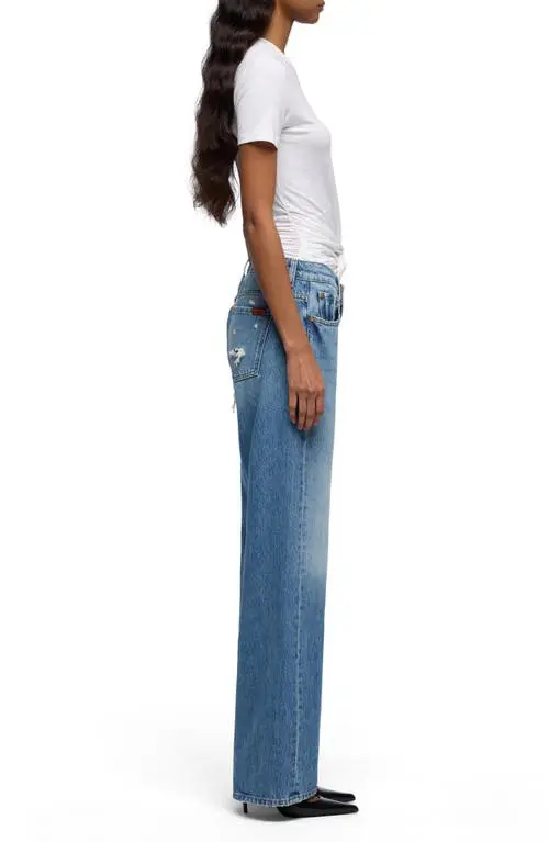 7 For All Mankind Low Straight Leg Jeans