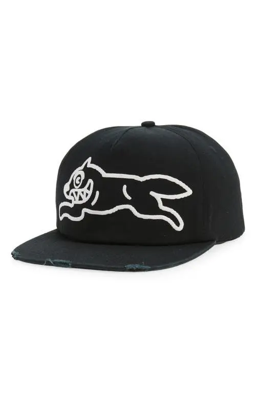 ICECREAM Rails Embroidered Logo Snapback Hat - Black