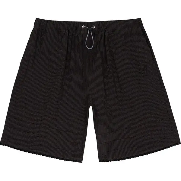 BRAIN DEAD Gingham Seersucker Shorts - Black