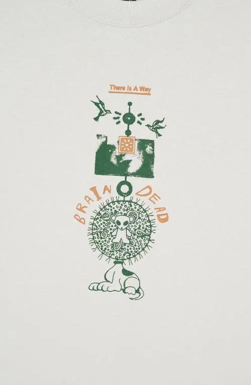 BRAIN DEAD There Is A Way Cotton Graphic T-shirt