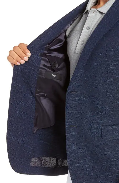 BOSS Nobis Trim Fit Wool Blend Blazer