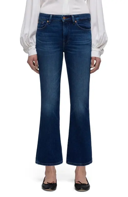 7 For All Mankind Cropped Bootcut Jeans - Current
