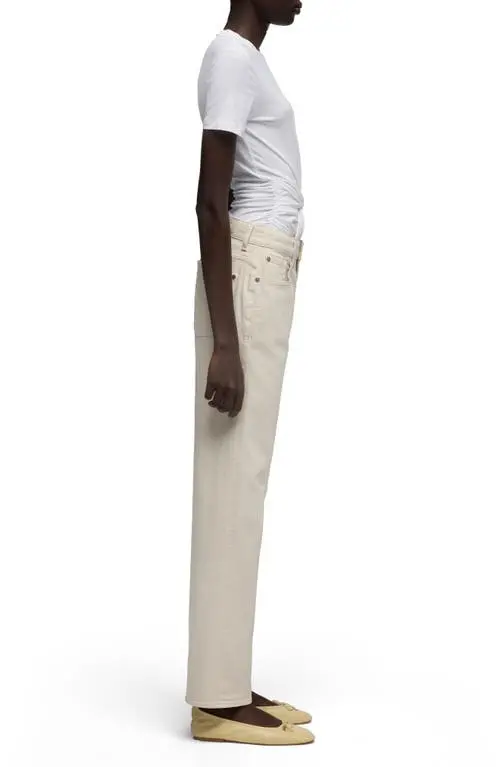 7 For All Mankind Calie Mid Rise Straight Leg Jeans
