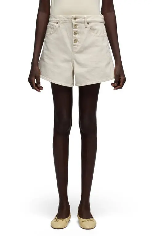 7 For All Mankind Kori Denim Shorts - Moondust