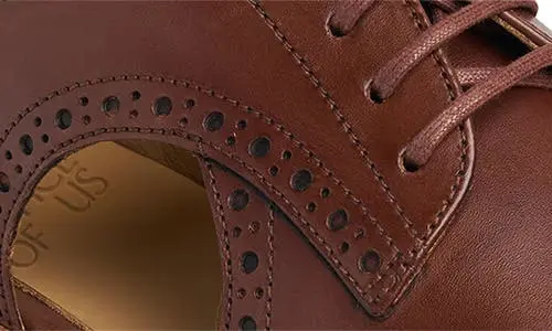 THE OFFICE OF US Ms. Sherman Leather Derby With Platform Sole