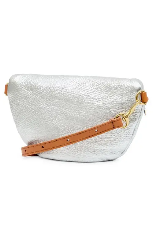 Clare V. Petit Metallic Leather Belt Bag