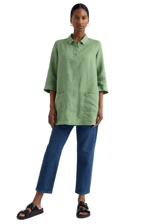 SEASALT CORNWALL Artist's Journey Linen Tunic