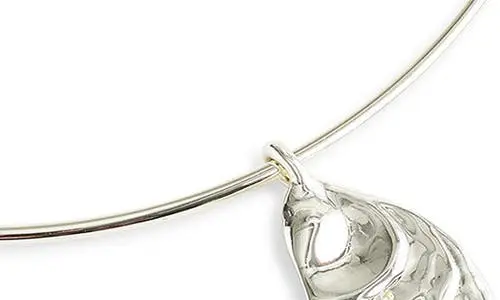 Madewell Shell Charm Wire Choker Necklace