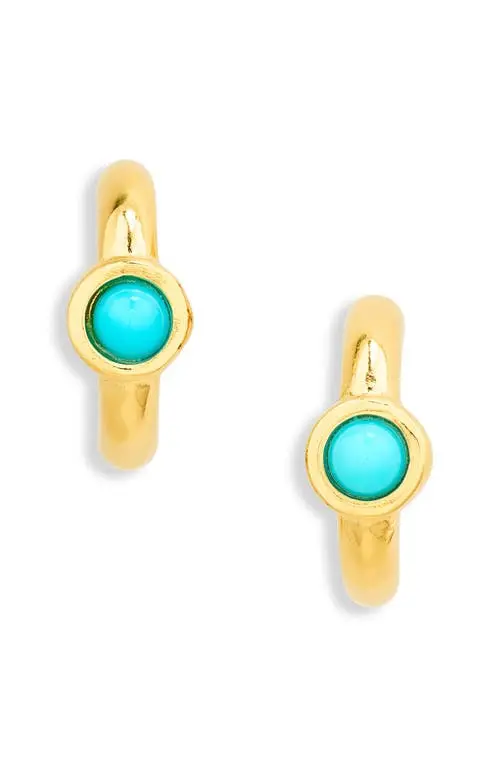 Madewell Demi Fine Turquoise Illusion Stud Earrings - Turquoise Multi