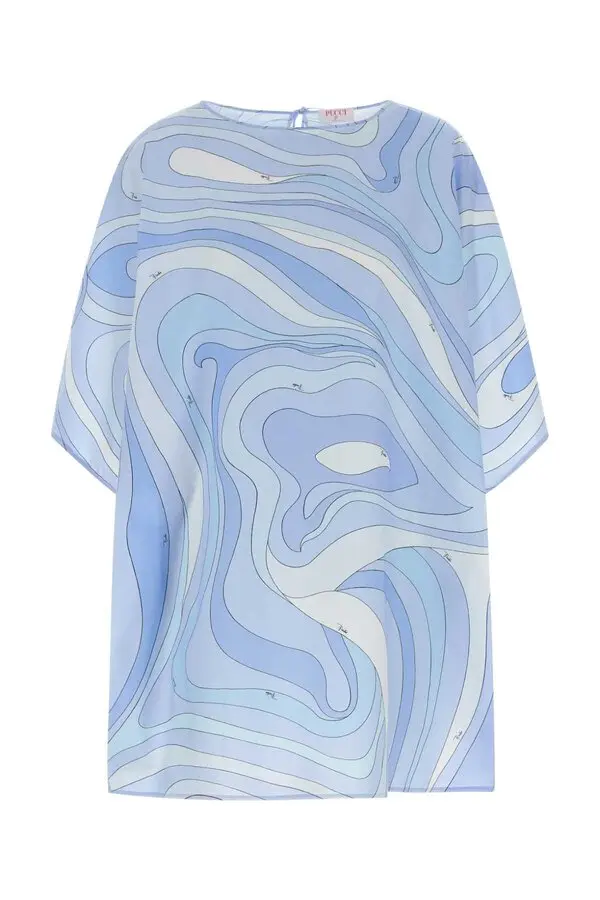 Emilio Pucci Printed Poplin Kaftan - Multicolor