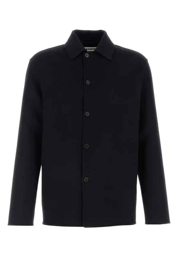 JIL SANDER Midnight Wool Blend Shirt