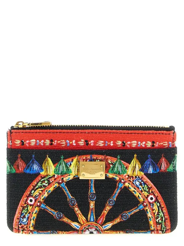 Dolce & Gabbana Carretto' Card Holder - Multicolor