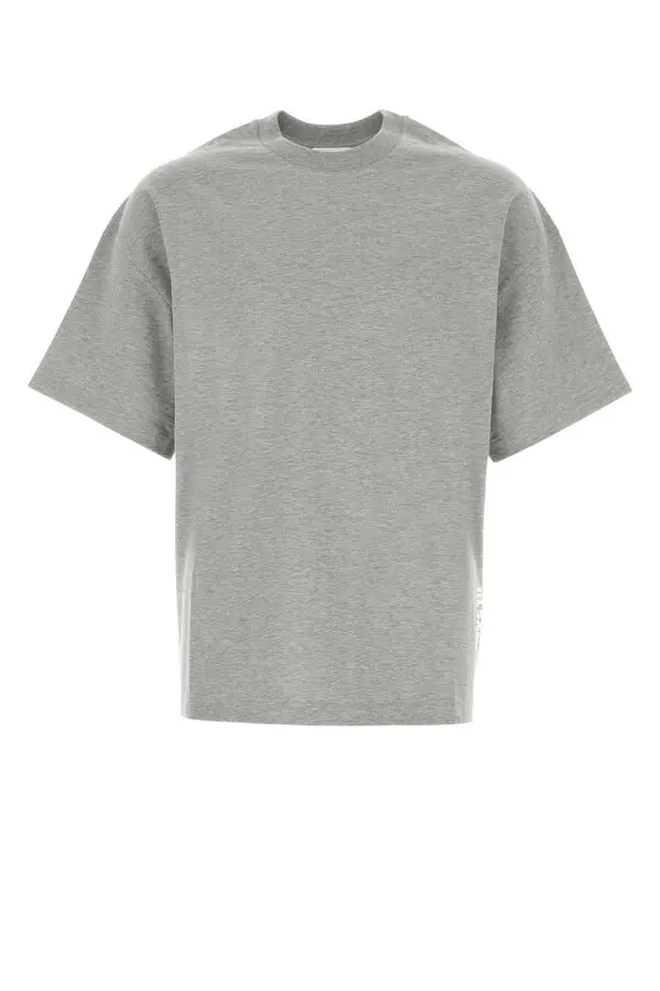 JIL SANDER Grey Cotton T-shirt - Gray